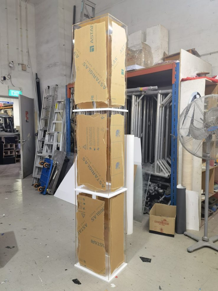 Custom made display case | City Advertising