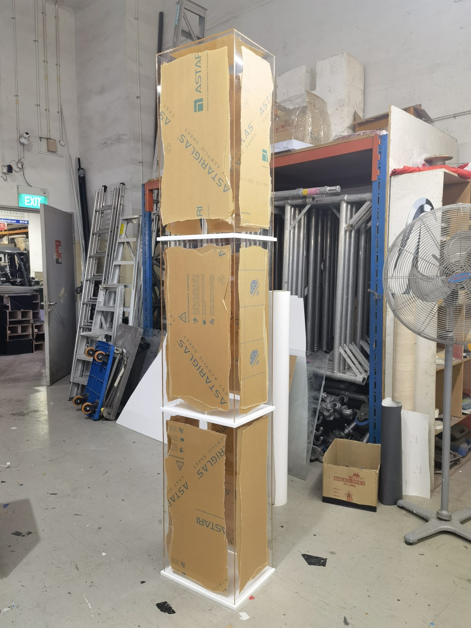 Custom made display case | City Advertising